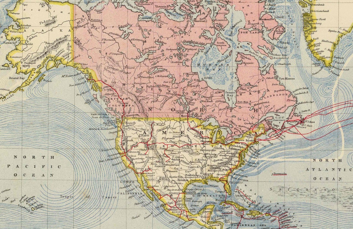 Digital Pastel Colors World Map Printable Download Vintage | Etsy UK