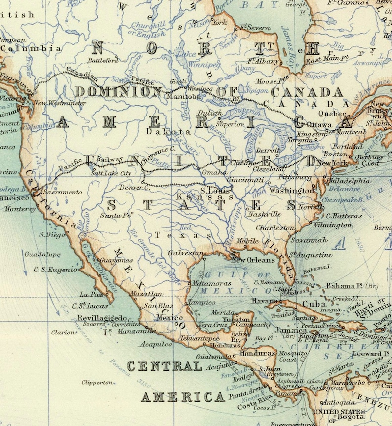 Asia-japan-centric Digital Printable Antique World Map - Etsy UK