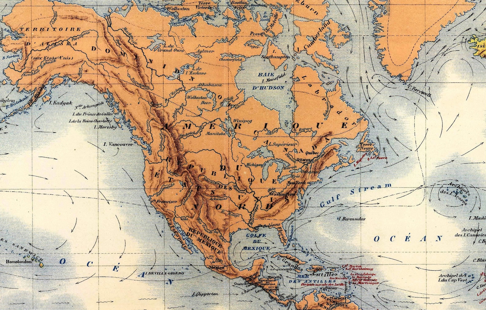 Colorful America Centric Digital Vintage Printable World Map Download ...