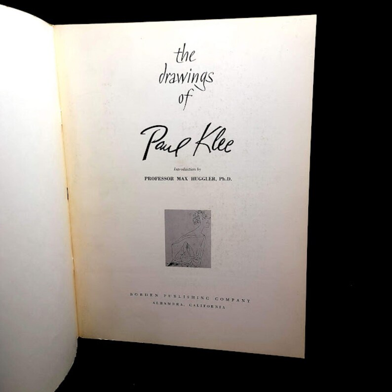 1965 the Drawings of Paul Klee (master Draughtsman Series) HUGGLER, Max ...