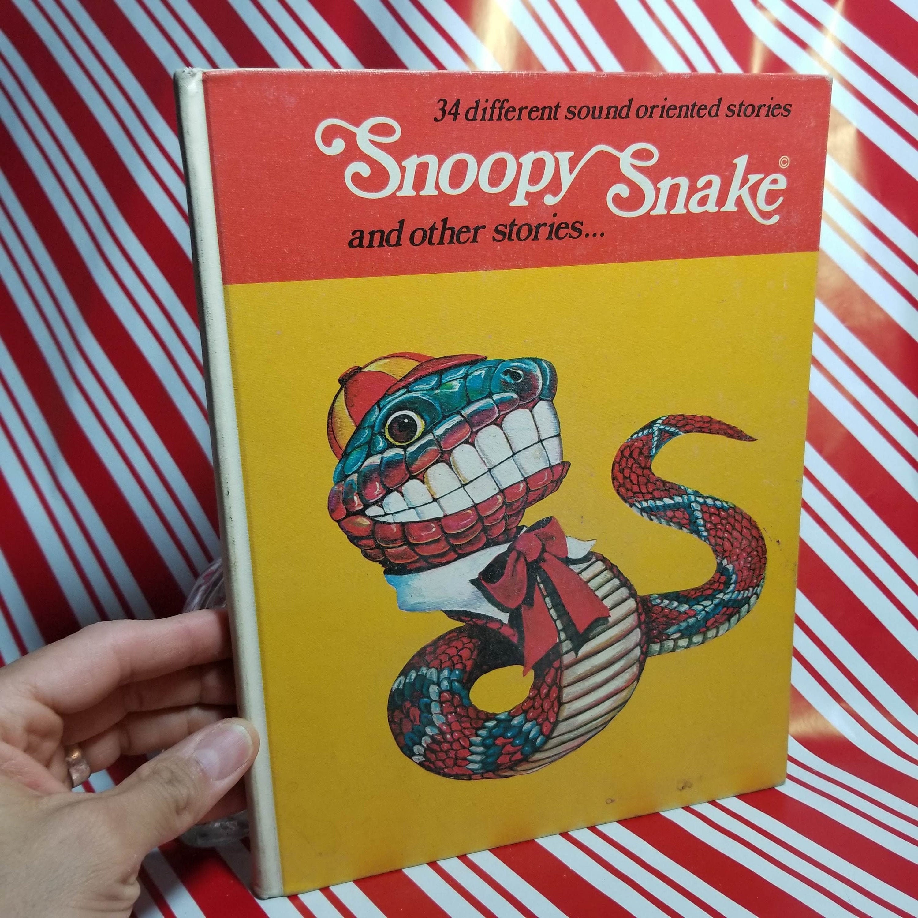 1972 HC Snoopy Snake: 34 Different Sound Oriented Stories Snoopy Snake ...
