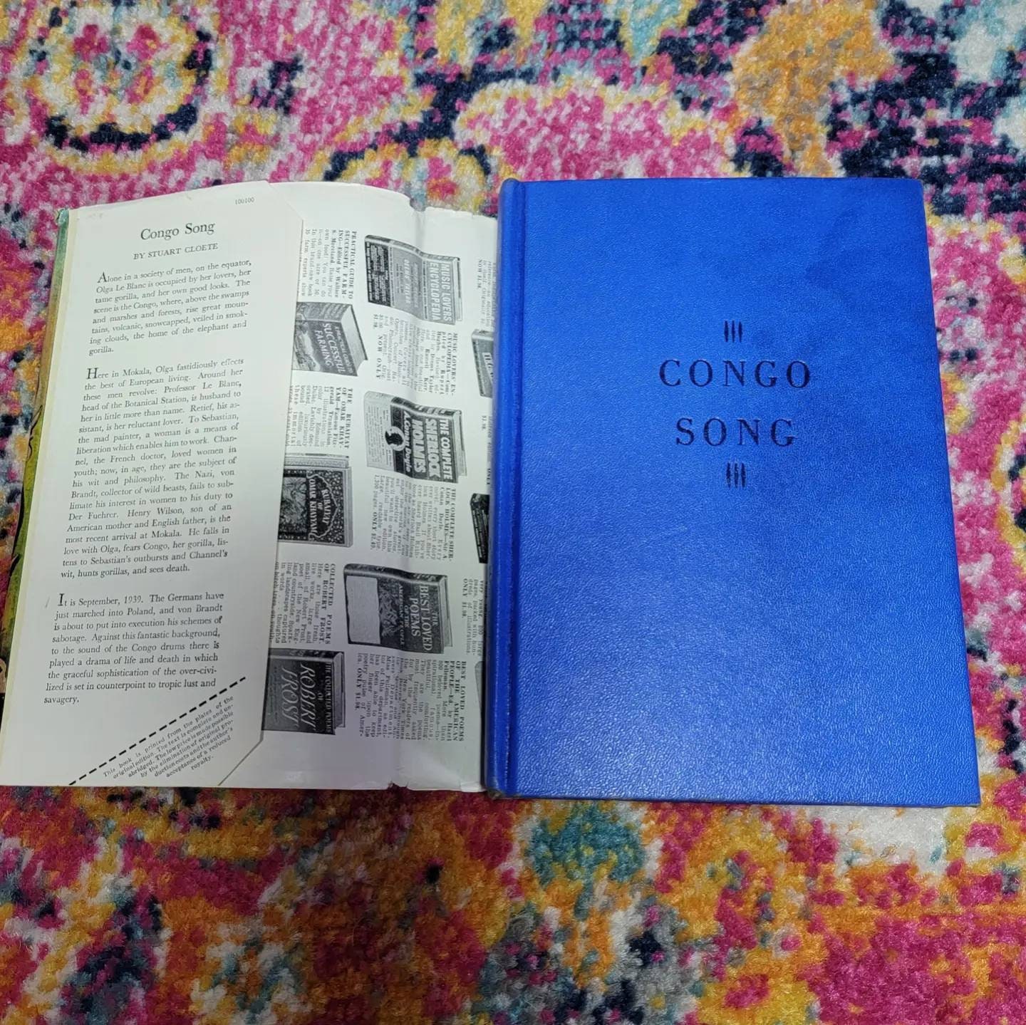 1944 HCDJ Congo Song. Stuart Cloete. BCE - Etsy