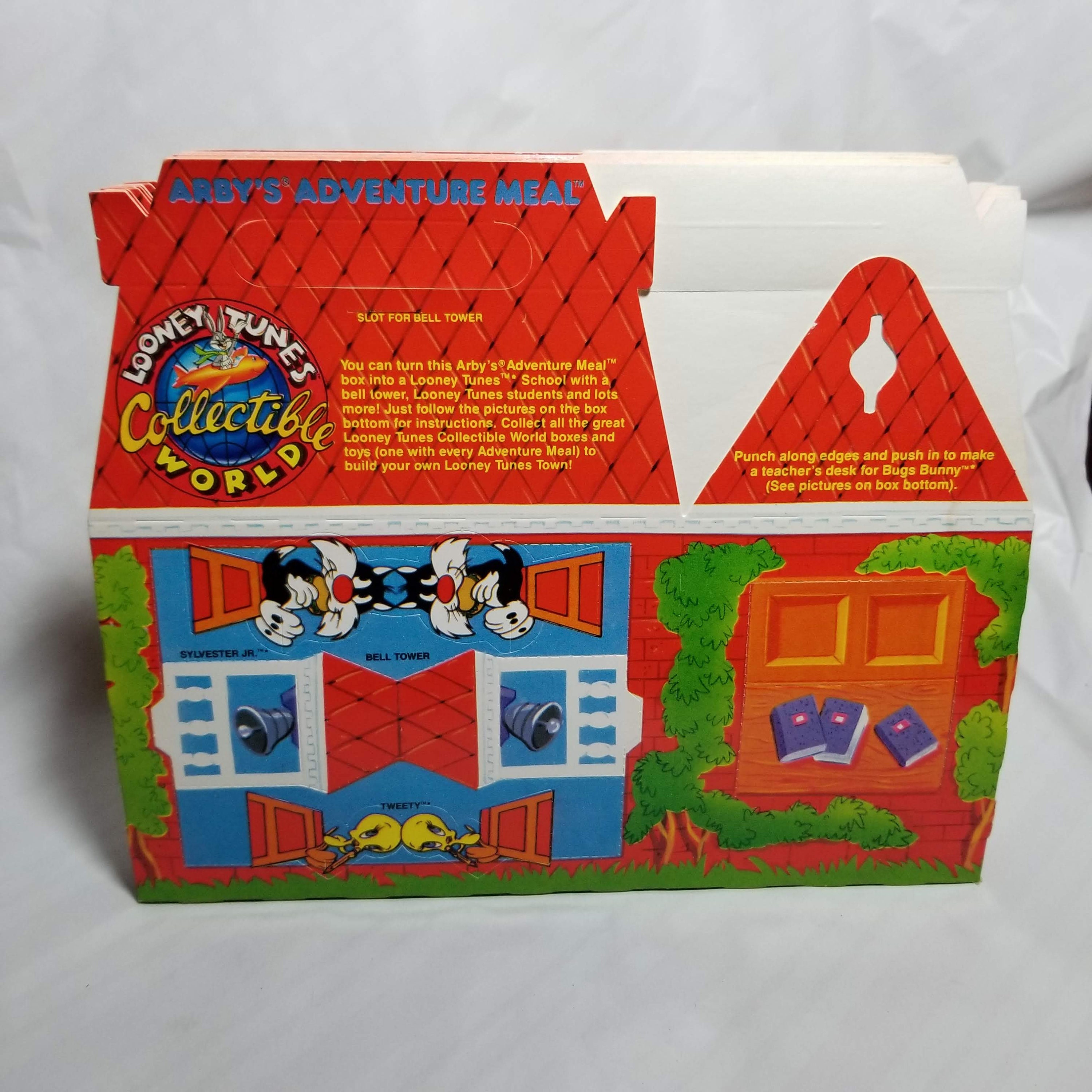 1988 Daffy Duck Ding Dong Academy Arby's Adventure Meal Box. Fast Food ...