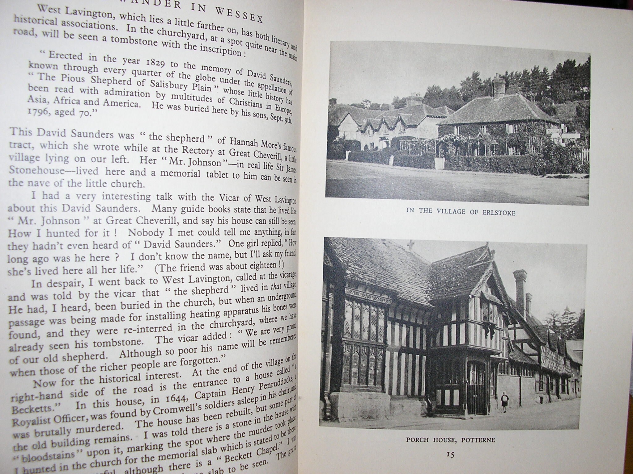 Vintage, 1947, We Wander in Wessex, by Herbert, Historical Guide to ...