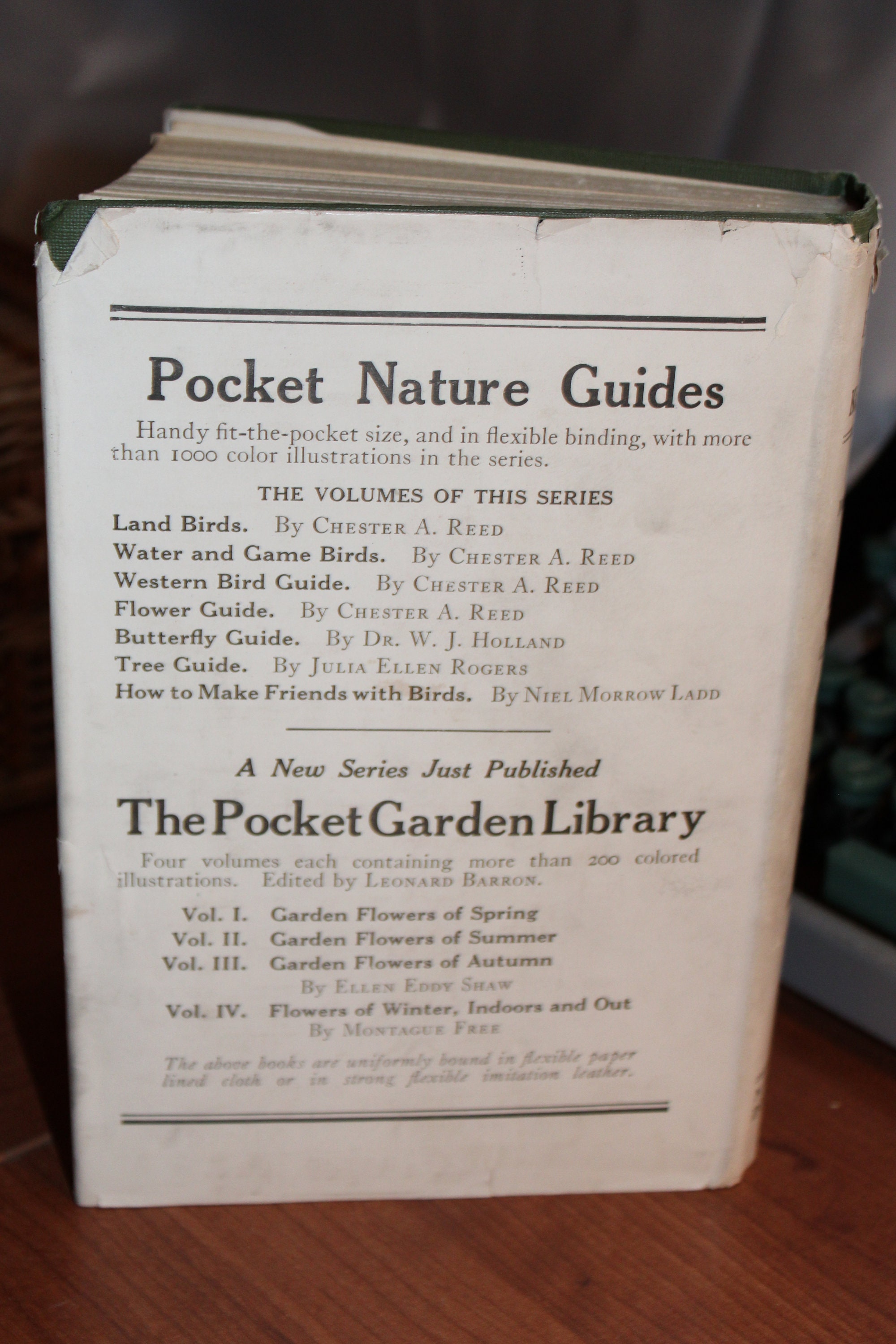Antique, 1925, Little Nature Library, Garden Flowers Worth Knowing, by ...