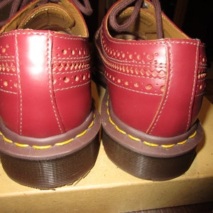 Vintage Doc Marten, Red Wing Tip, Oxfords, Brogues, Shoes, UK 7, US ...