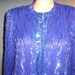 SALE Vintage 80s, Joan Leslie, Talbots, Purple, Beaded, Evening Formal ...
