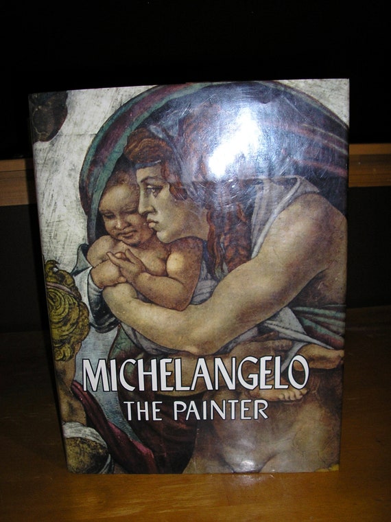 Vintage 1964 Michelanglo the Painter Abrams Oversized Art - Etsy
