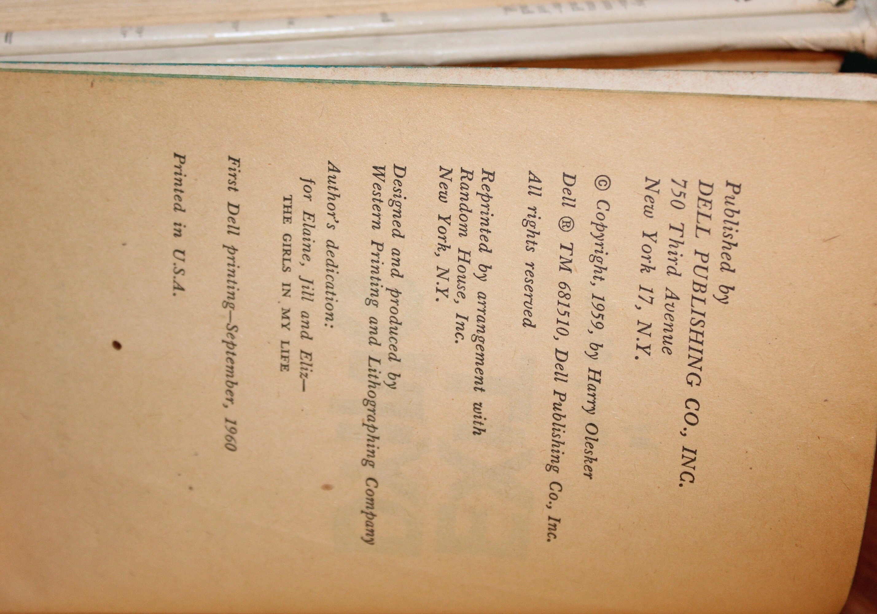Vintage, 60s , Pulp Fiction, Exit Dying, by Harry Olesker, Mystery ...