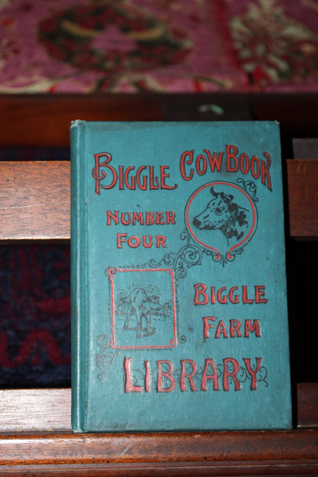 Antique, 1908, Biggle Farm Library, Cow Book, by Jacob Biggle. Raising ...