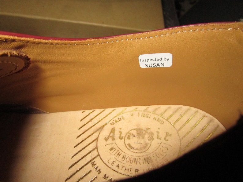 Vintage Doc Marten, Red Wing Tip, Oxfords, Brogues, Shoes, UK 7, US ...