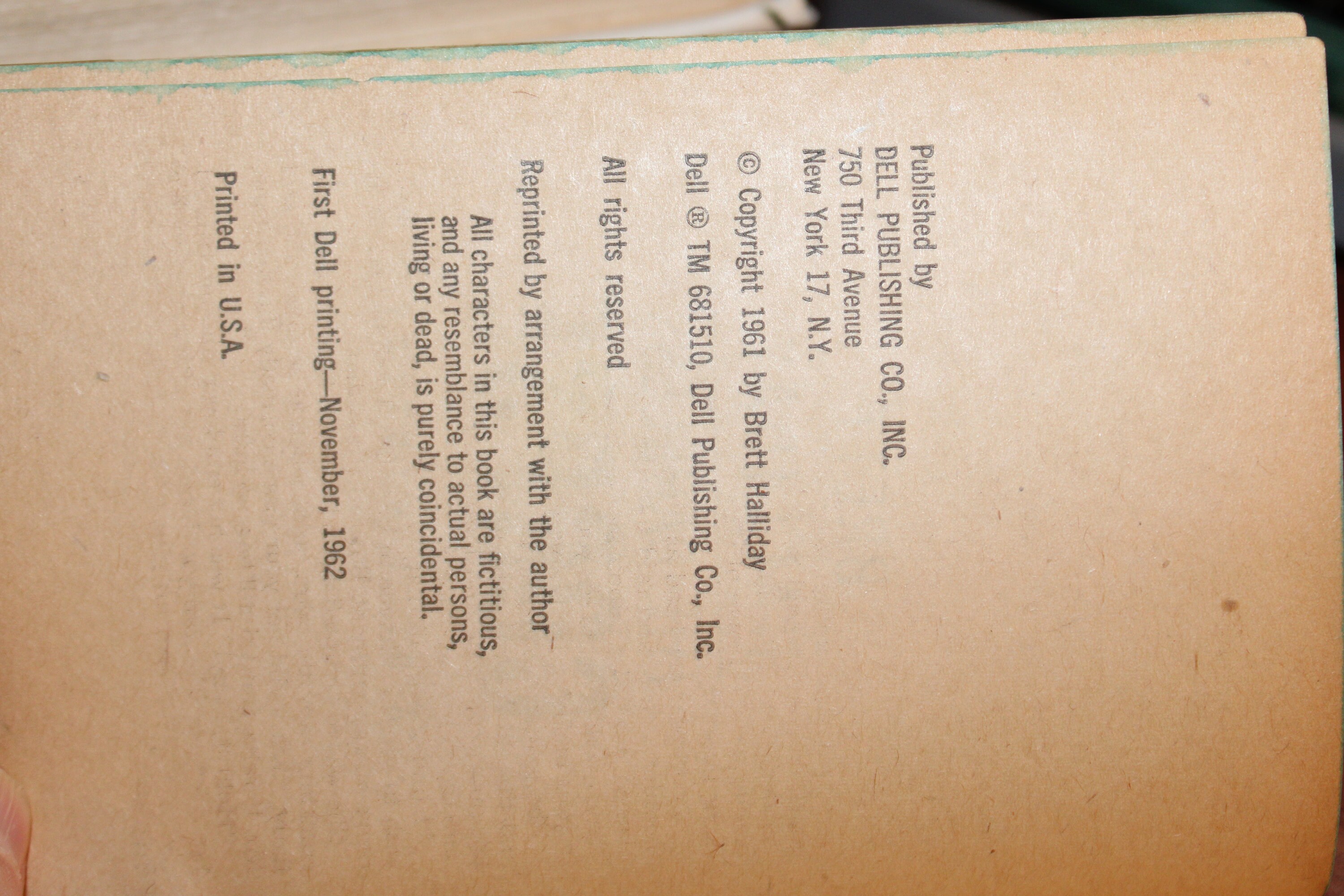 Vintage, 1961, Pulp Fiction, Hardboiled Fiction, the Careless Corpse, A ...