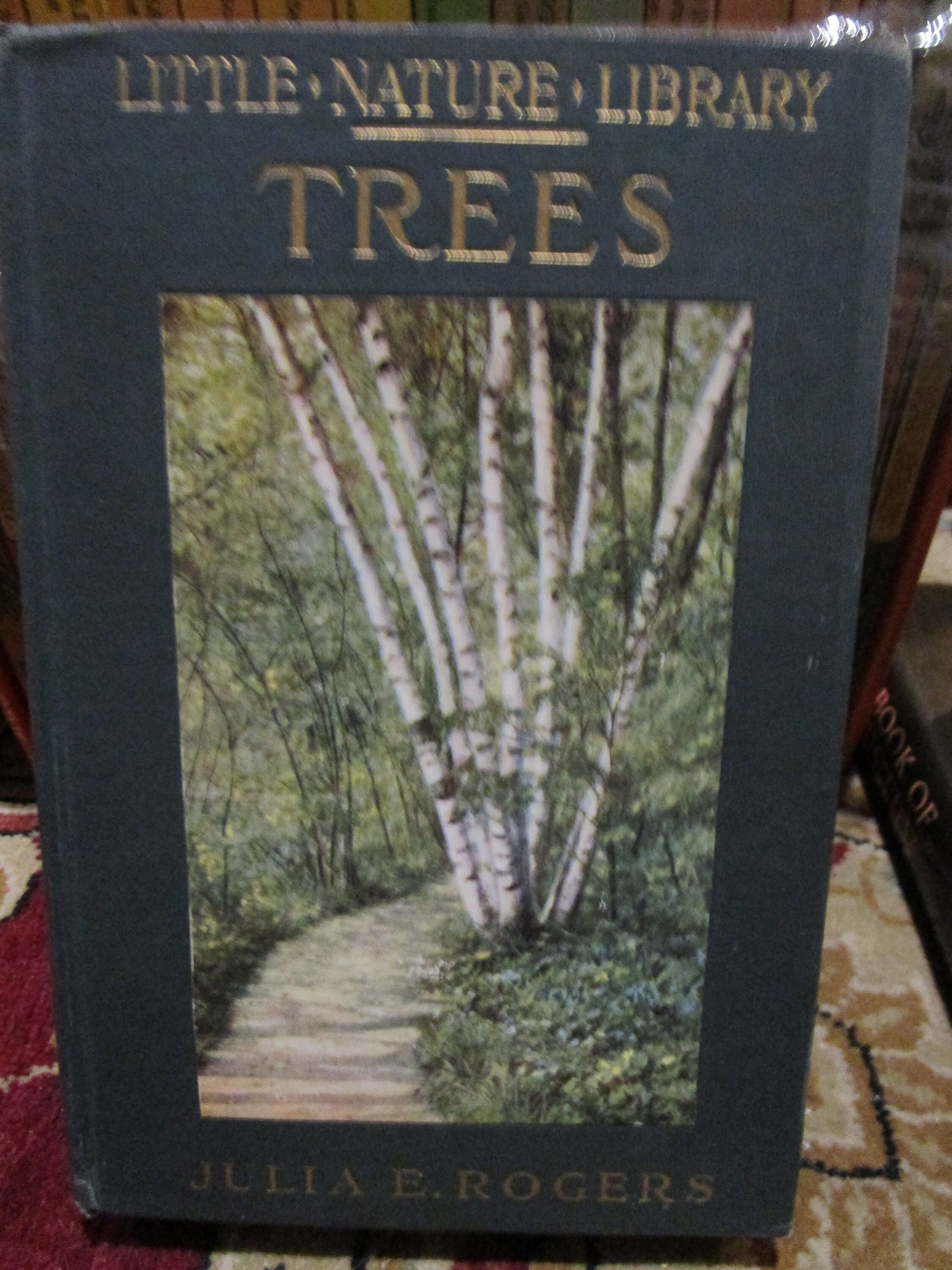 Antique 1923, Little Nature Library, Trees, by Julia Rogers, Tree ...