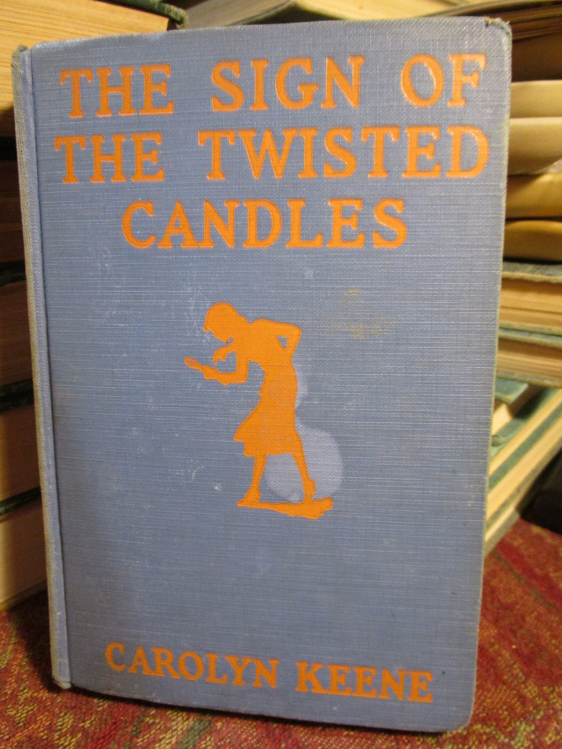 Vintage, 40s, Nancy Drew, Sign of the Twisted Candles, Blue Boards ...