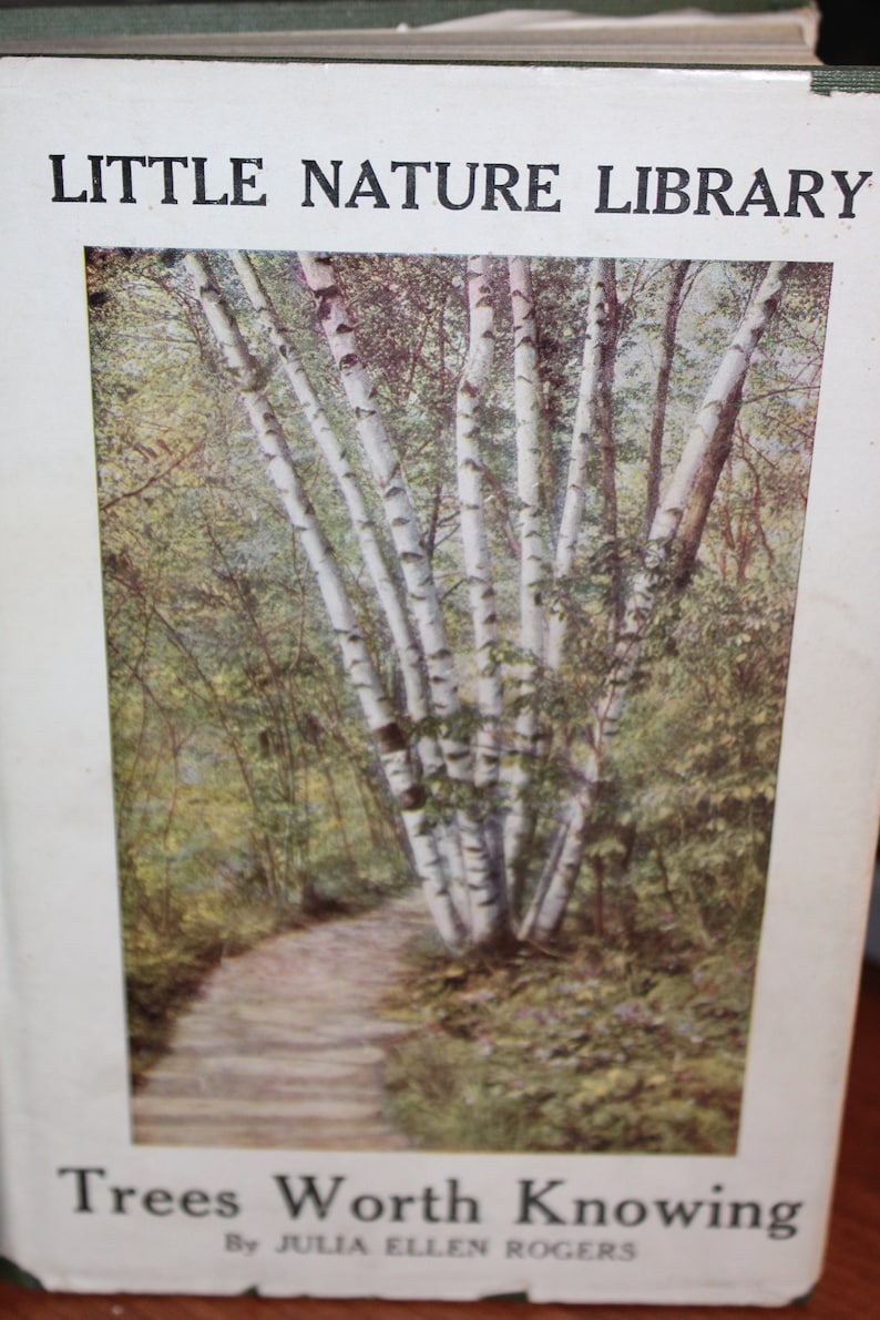 Antique, 1924, Little Nature Library, Trees Worth Knowing, by Julia ...