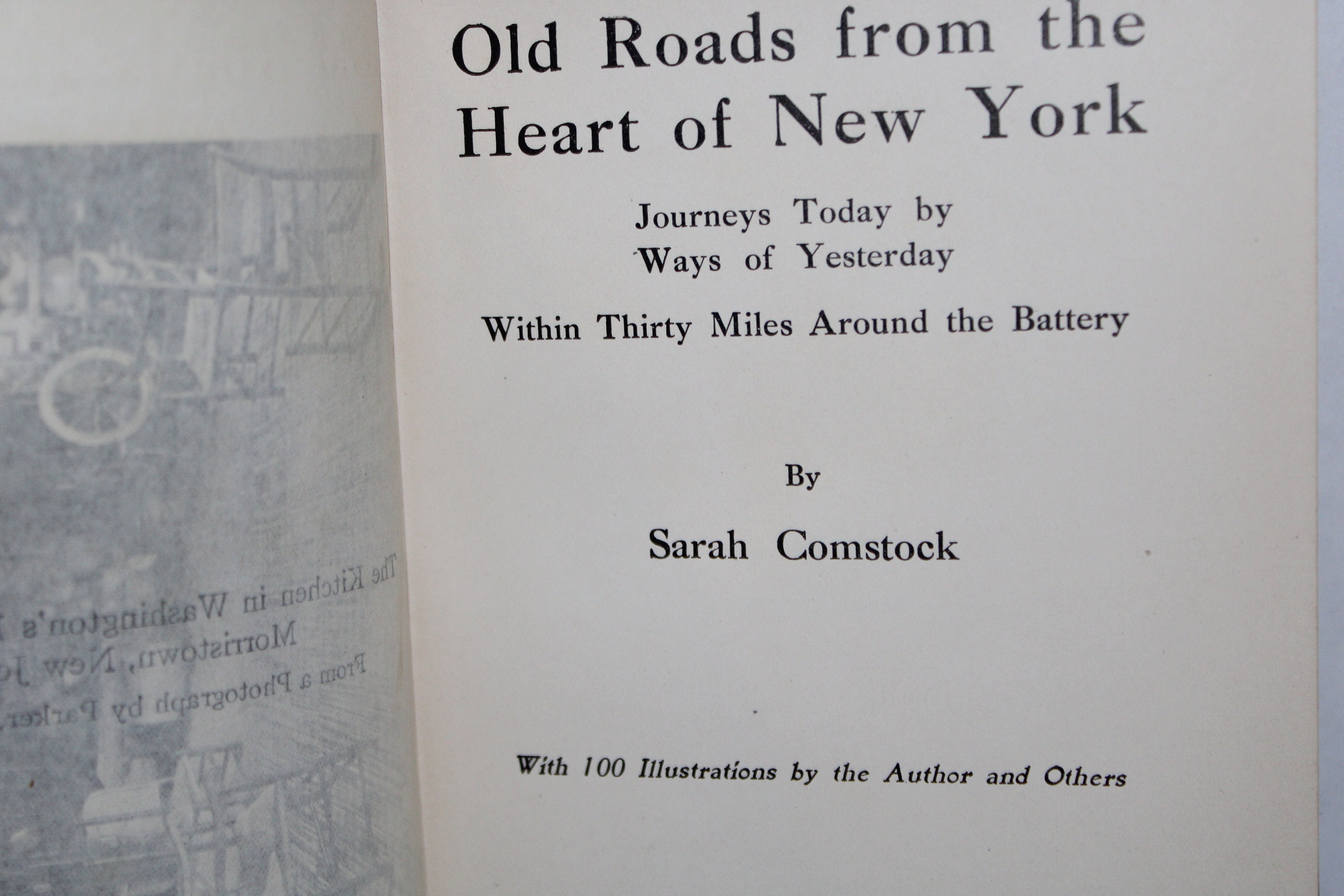 Antique, 1917, old Roads From the Heart of New York by Sarah Comstock ...