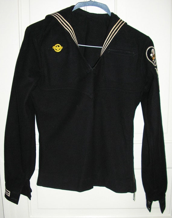 Wwii Vintage Navy Uniform Cracker Jack Shirt And P… Gem
