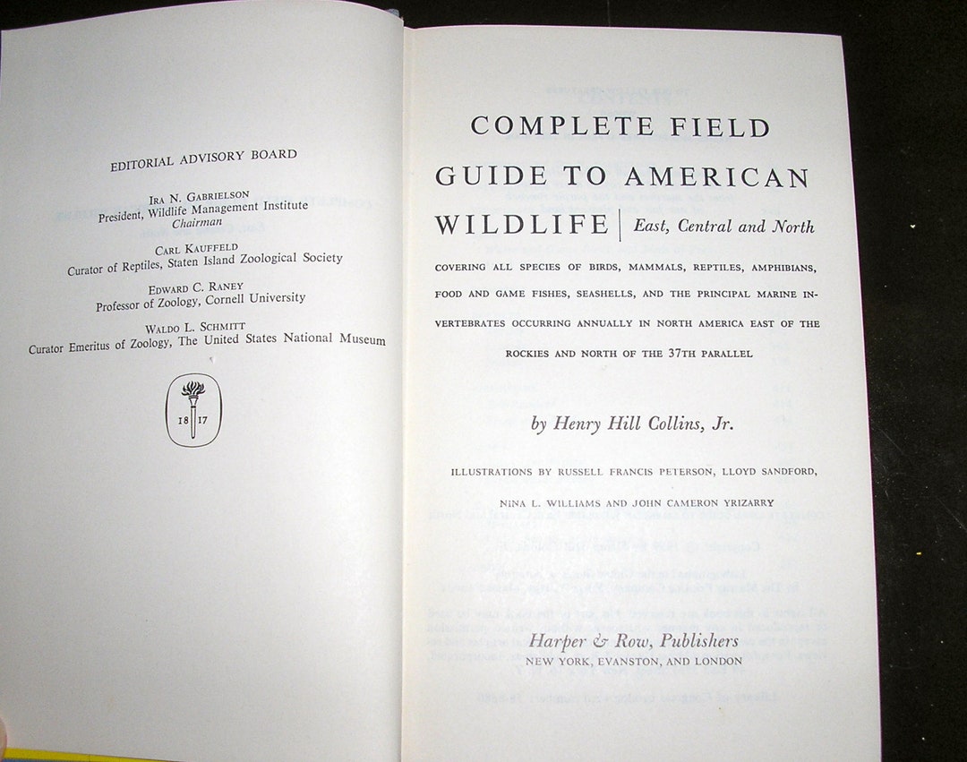 Vintage 1959, Complete Guide to American Wildlife, East, Central and ...