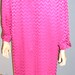 Vintage 90s, Pink, Silk, Chevron, Shift, Dress, by Frances Henaghan ...
