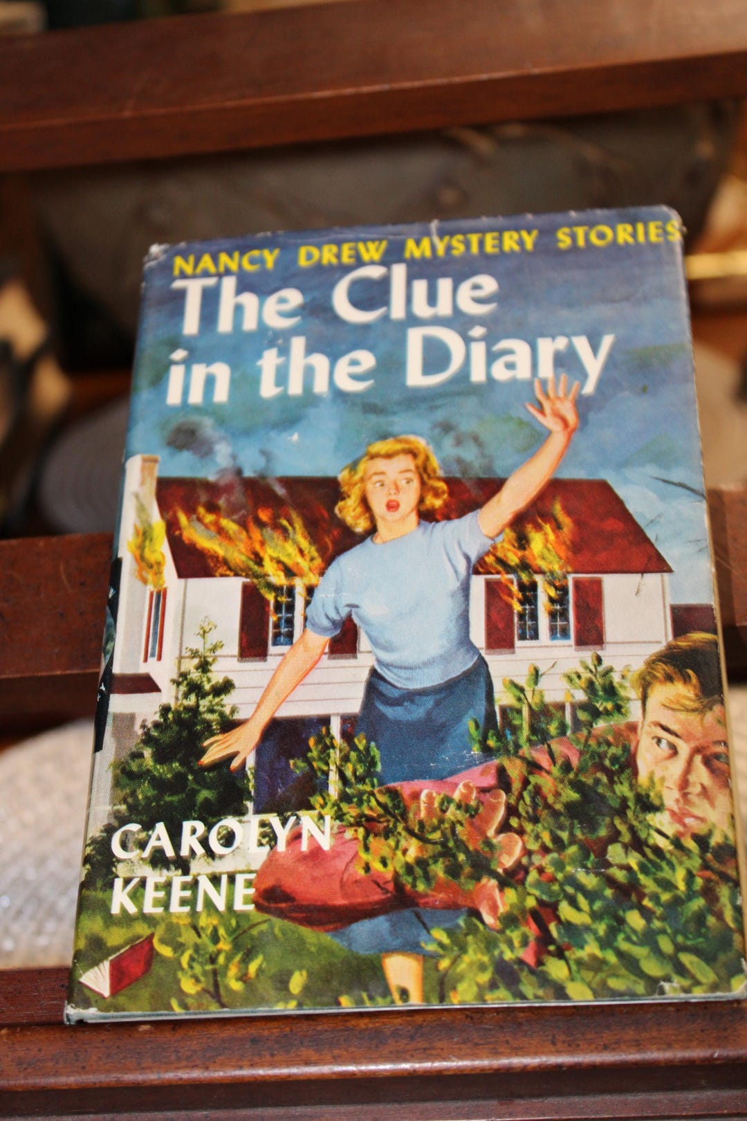 Vintage 50s, Nancy Drew, Clue in the Diary, Blue Tweed, DJ, Digger End ...