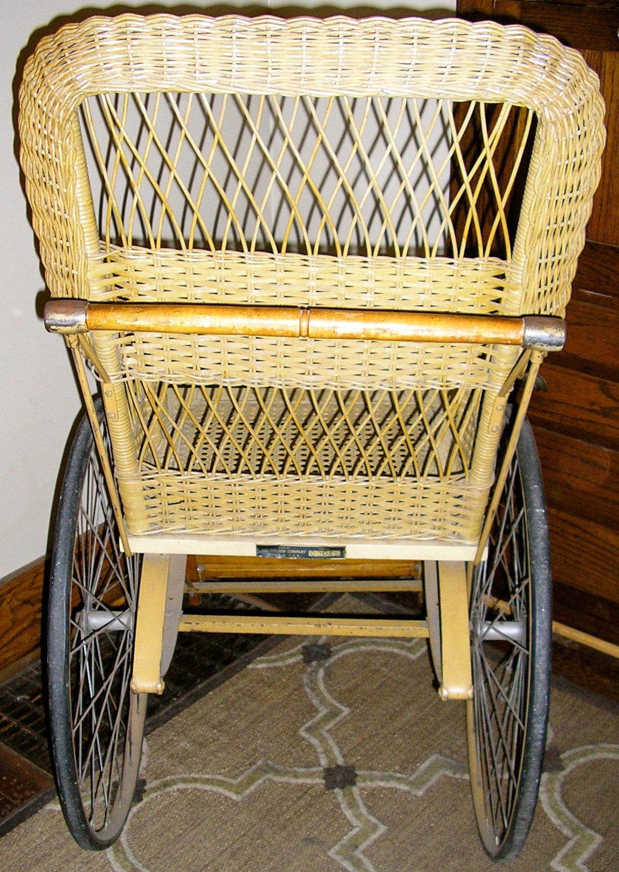 Antique 1930s Colson Company Wicker and Cane Wheelchair LOCAL - Etsy