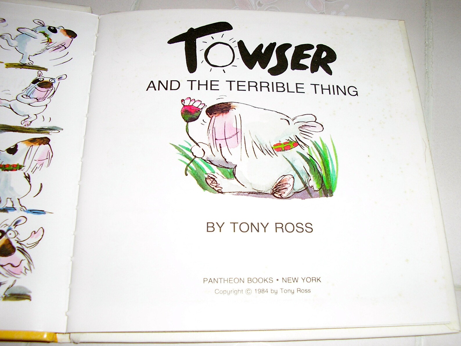Vintage 1984, Children's Book Set, Towser and the Terrible Thing ...