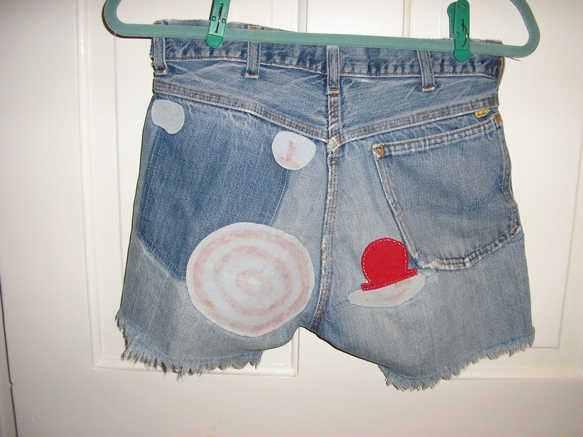 Vintage 60s, Blue Jean, Daisy Dukes, Cut Offs, Size Small, Oshkosh B ...