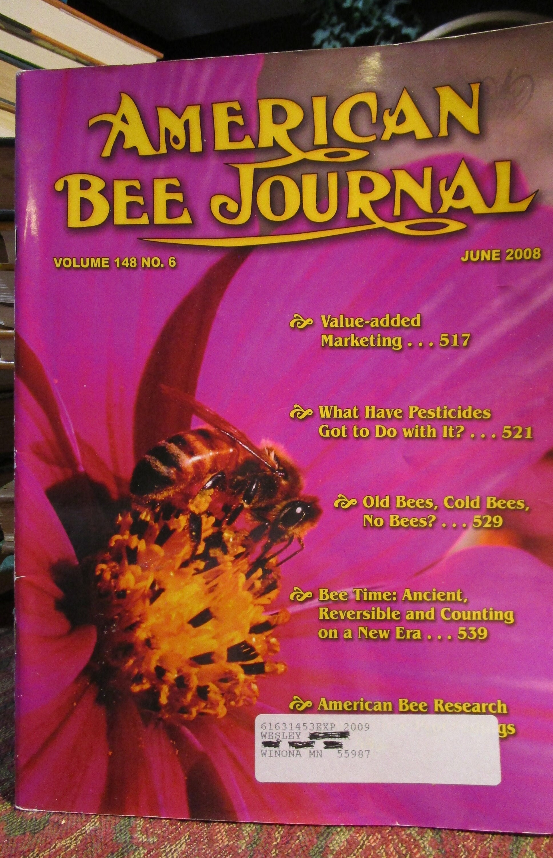 Vintage American Bee Journal Magazine, Bee Research, Pesticides, Care ...