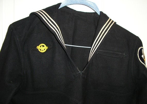 Wwii Vintage Navy Uniform Cracker Jack Shirt And P… Gem