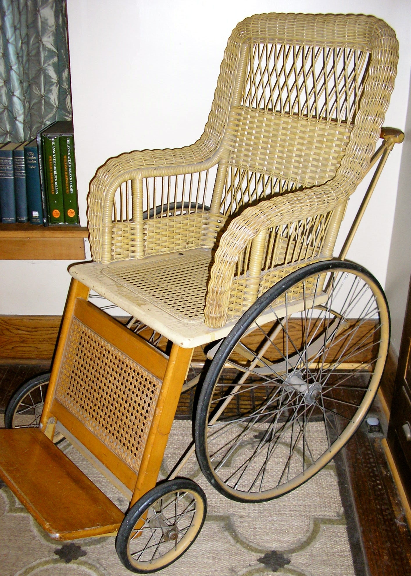 Antique 1930s Colson Company Wicker and Cane Wheelchair LOCAL - Etsy