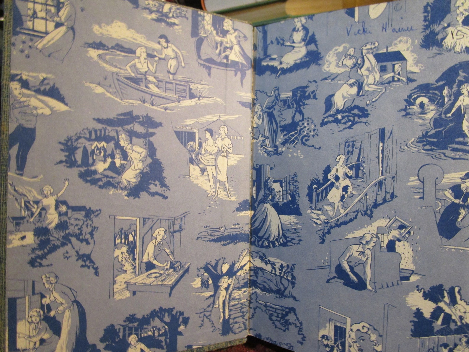 Vintage Early 60s, Nancy Drew, Clue in the Old Stagecoach, Blue Tweed ...