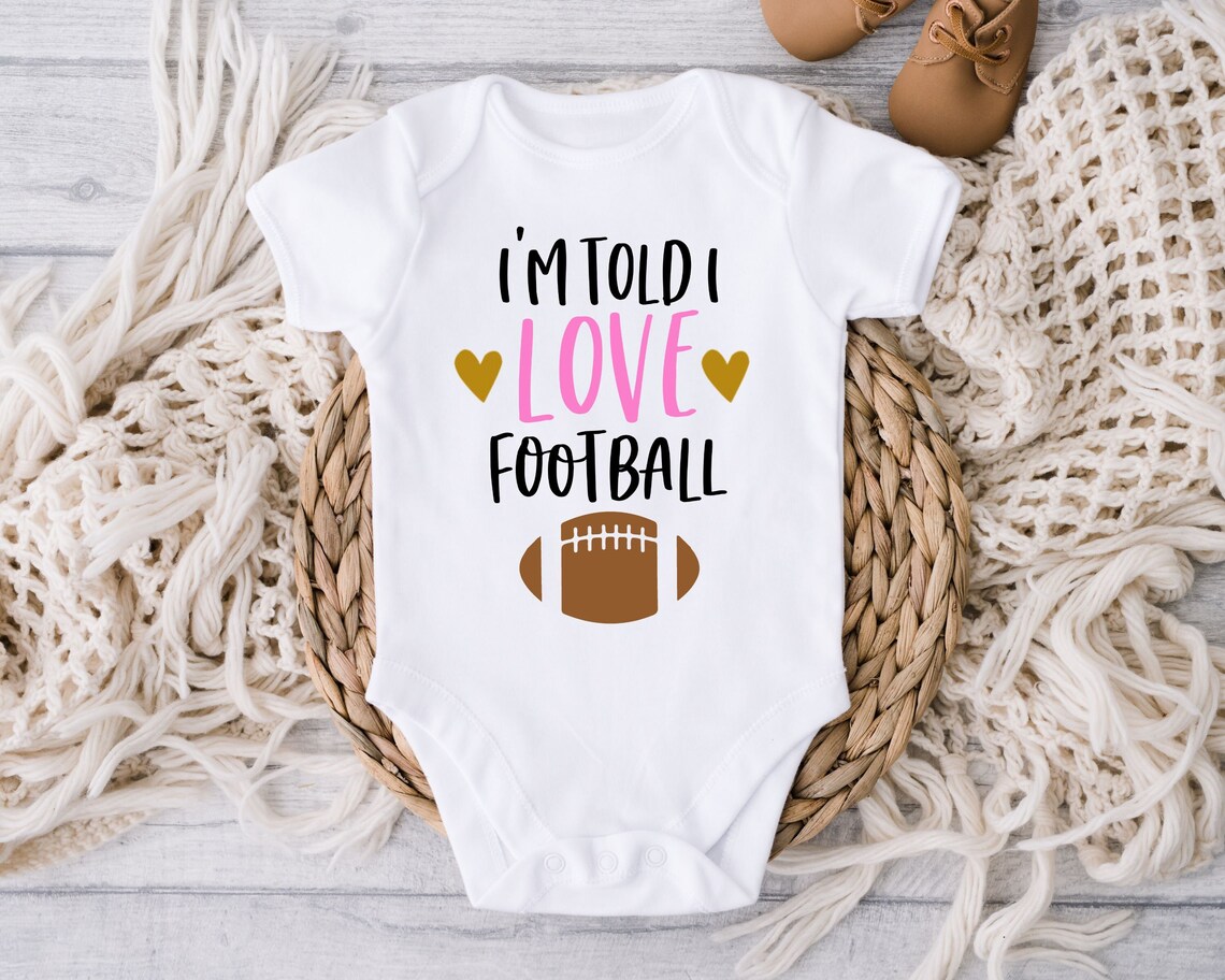 Football Outfit Baby Girl, Football Outfit, Football Baby Shower, Baby ...