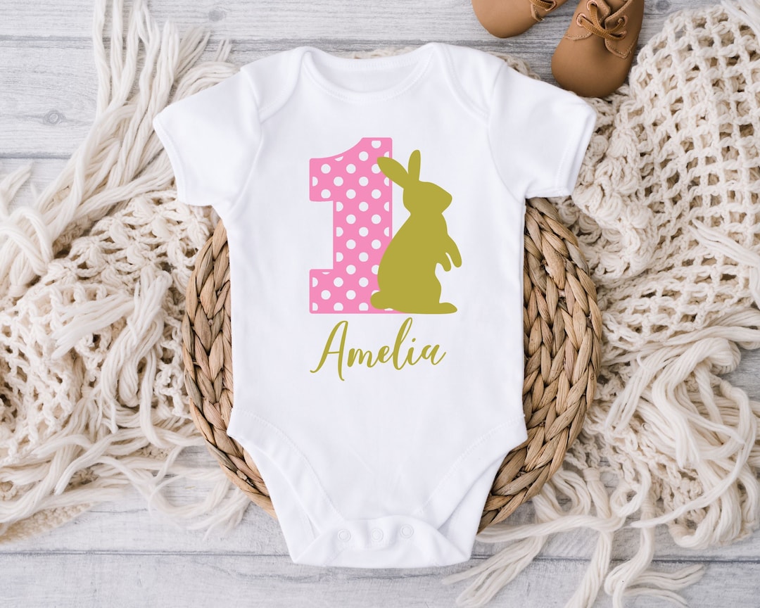 Some Bunny is One, Bunny 1st Birthday, Bunny One Gold, Bunny Birthday ...