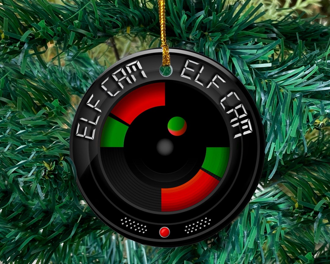 Elf Cam Christmas Ornament, Elf Surveillance Ornament, Kids Ornaments ...