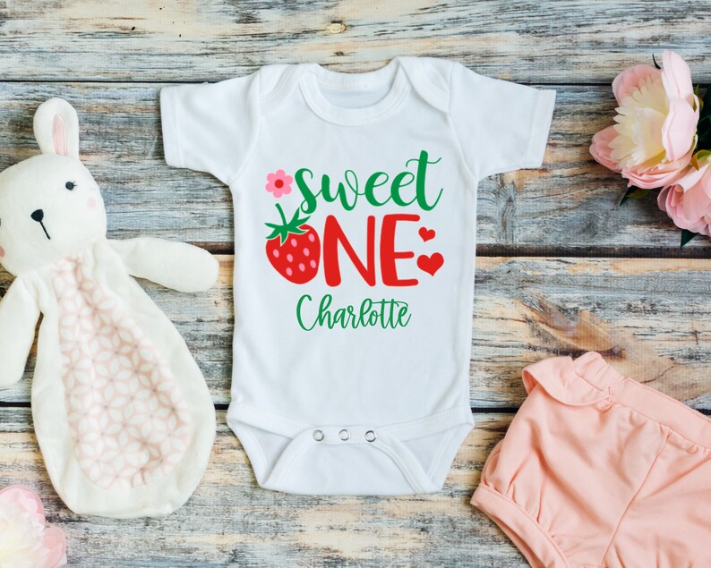 Sweet One Birthday Family Shirts Strawberry First Birthday - Etsy