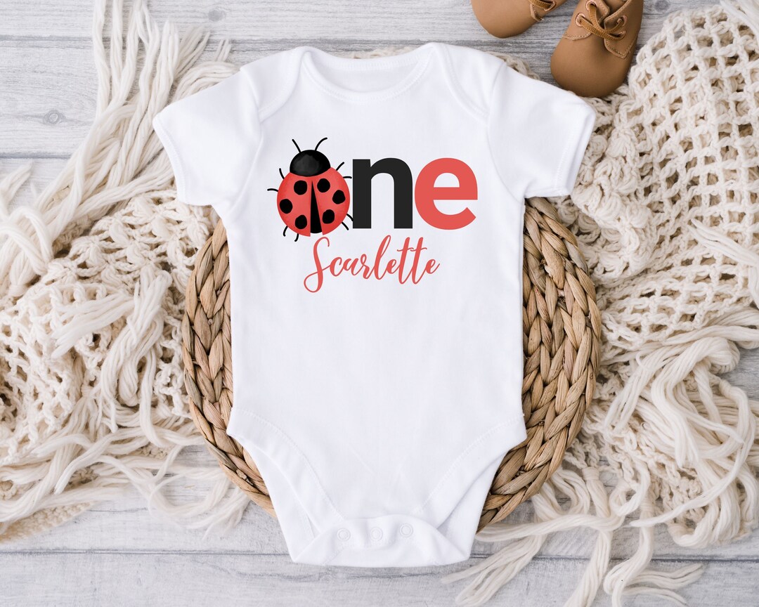 Ladybug First Birthday Shirt or Bodysuit, Girls Birthday Party ...