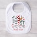 Baby Boy My First Christmas Outfit, Personalized Reindeer Bodysuit or ...