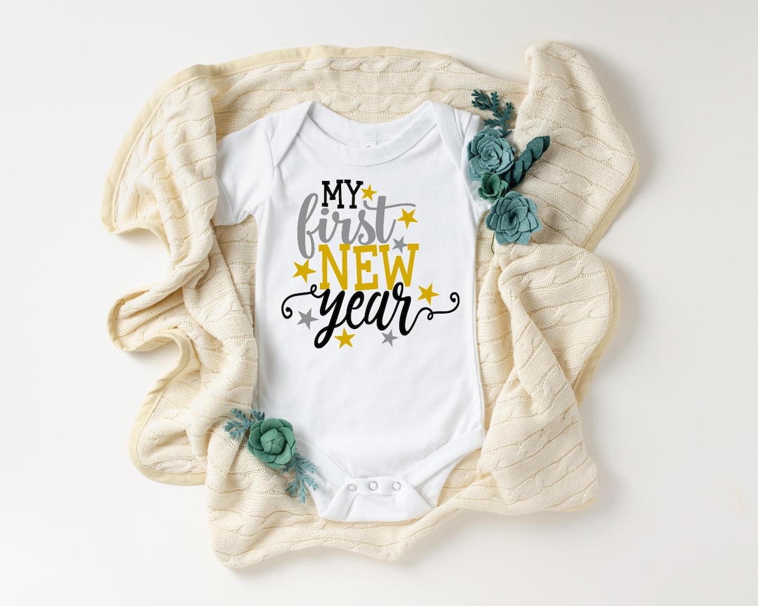 My First New Year Baby Onesie®, Baby First New Years, 1st New Year Baby ...