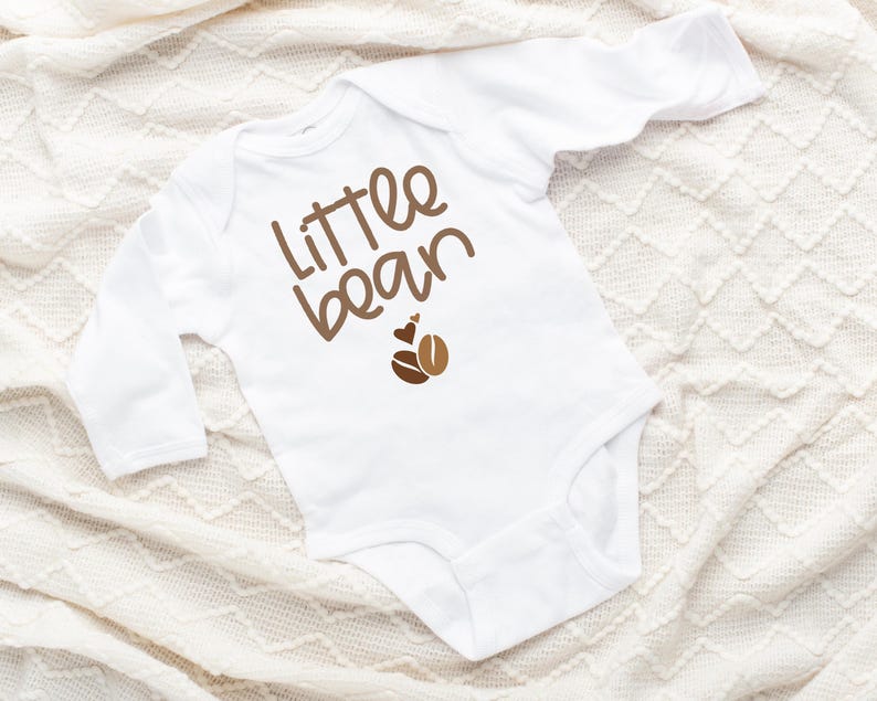 Little Bean Baby Onesie®, Gender Neutral Baby Coffee Bean Onesie ...