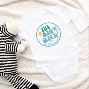 The Big One Surf Family Birthday Shirts, Boy Surfing Matching Family ...