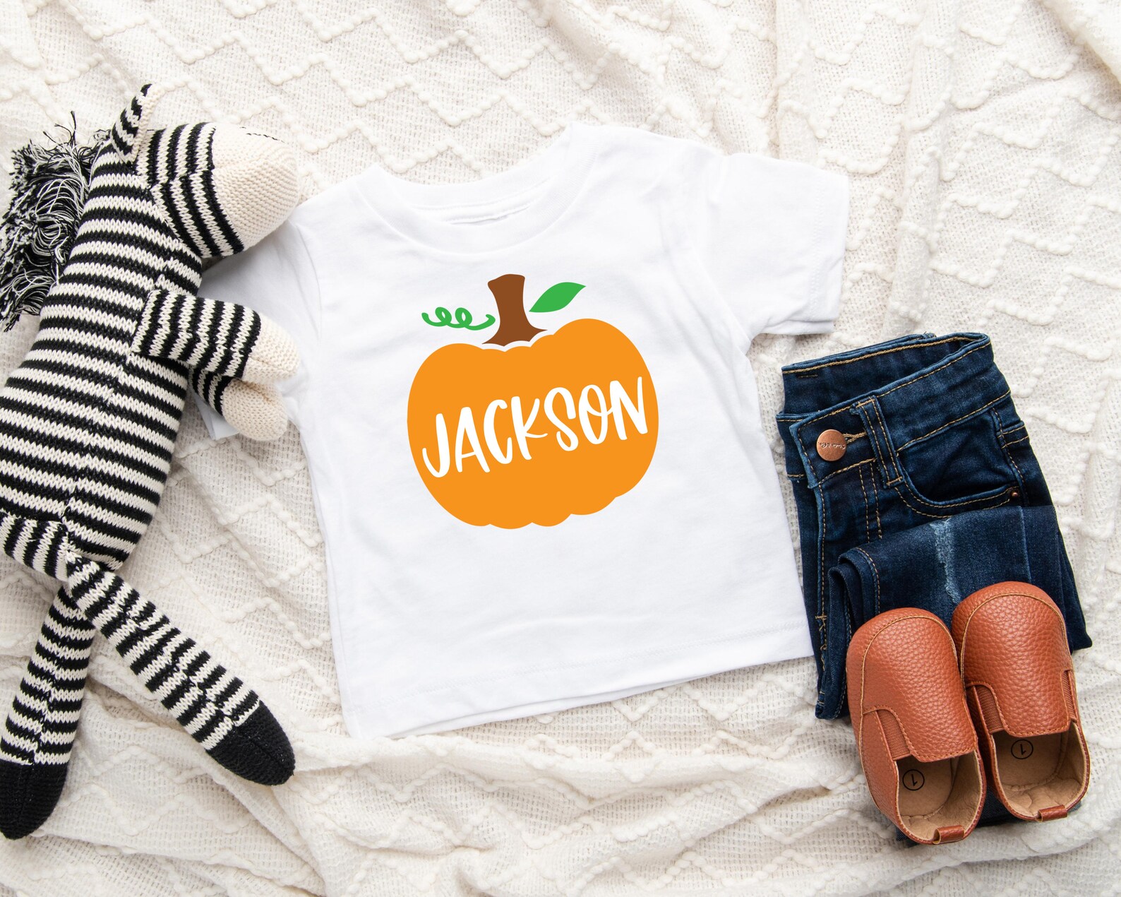 Personalized Pumpkin Bodysuit, Kids Fall Shirt, Pumpkin Baby Fall ...