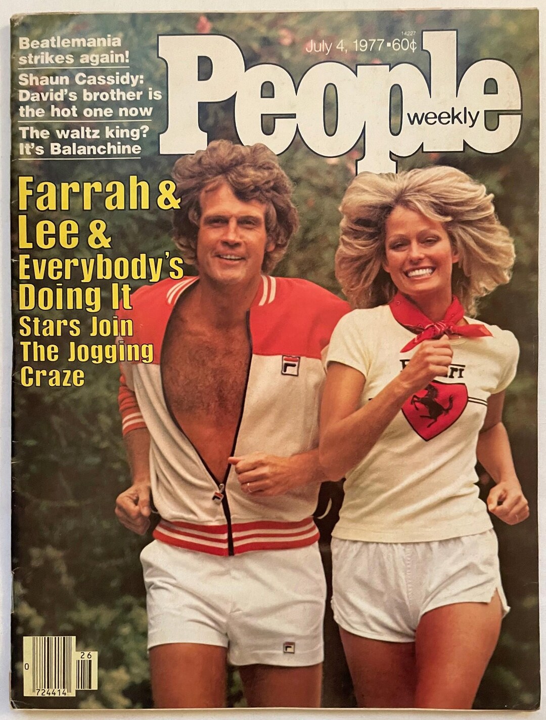 Farrah Fawcett and Lee Majors Cover People Magazine July 4, 1977 - Etsy