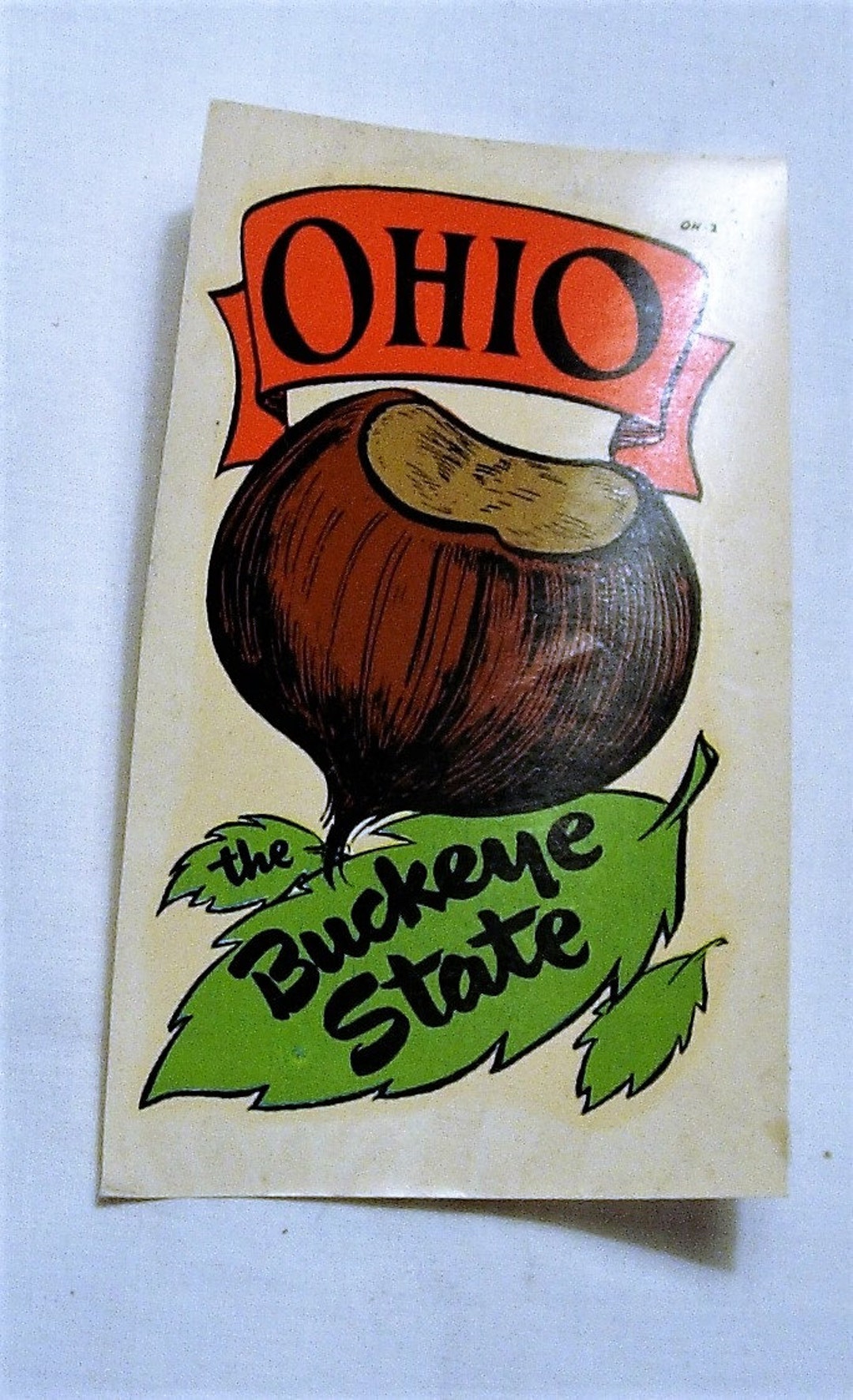 Ohio State Decal Buckeye State Decal 1940's - Etsy