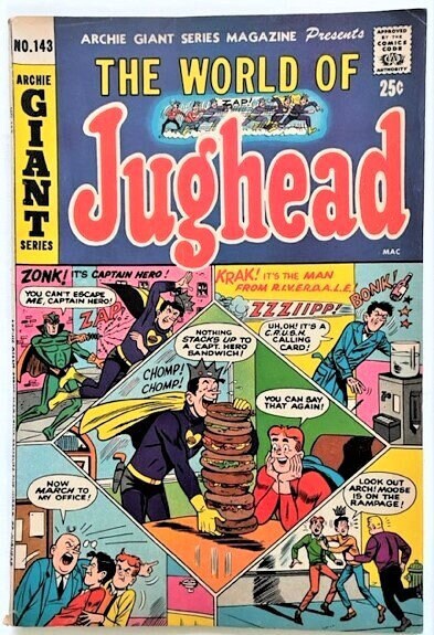 The World of Jughead Archie Giant Series No. 143 December 1966 - Etsy