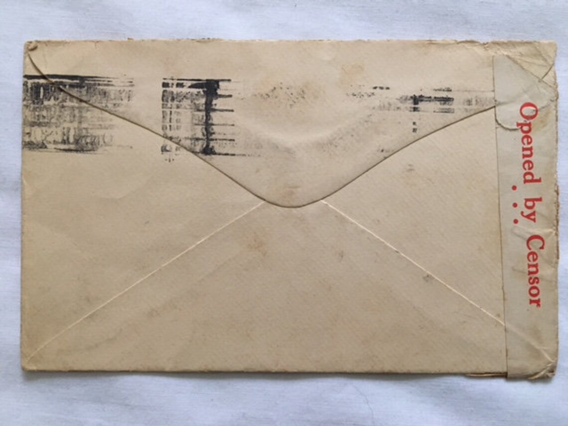 Vintage Stamped Envelope 1940 Australia "opened by Censor" WWII - Etsy