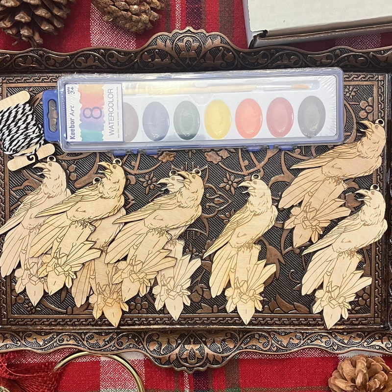 Raven Ornament - Etsy
