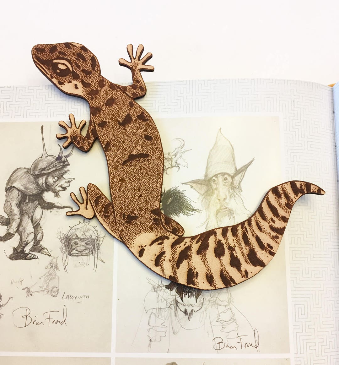 Leopard Gecko Bookmark Leather, a Great Gecko Themed Gift Idea - Etsy