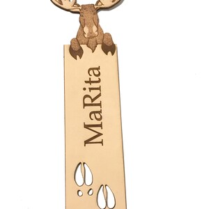 Personalized Leather Moose Bookmark, a Great Moose Themed Gift! - Etsy
