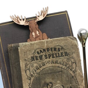 Personalized Leather Moose Bookmark, a Great Moose Themed Gift! - Etsy
