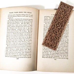 Historical Geometric Design Leather Bookmarks. Classical Bookmarks ...